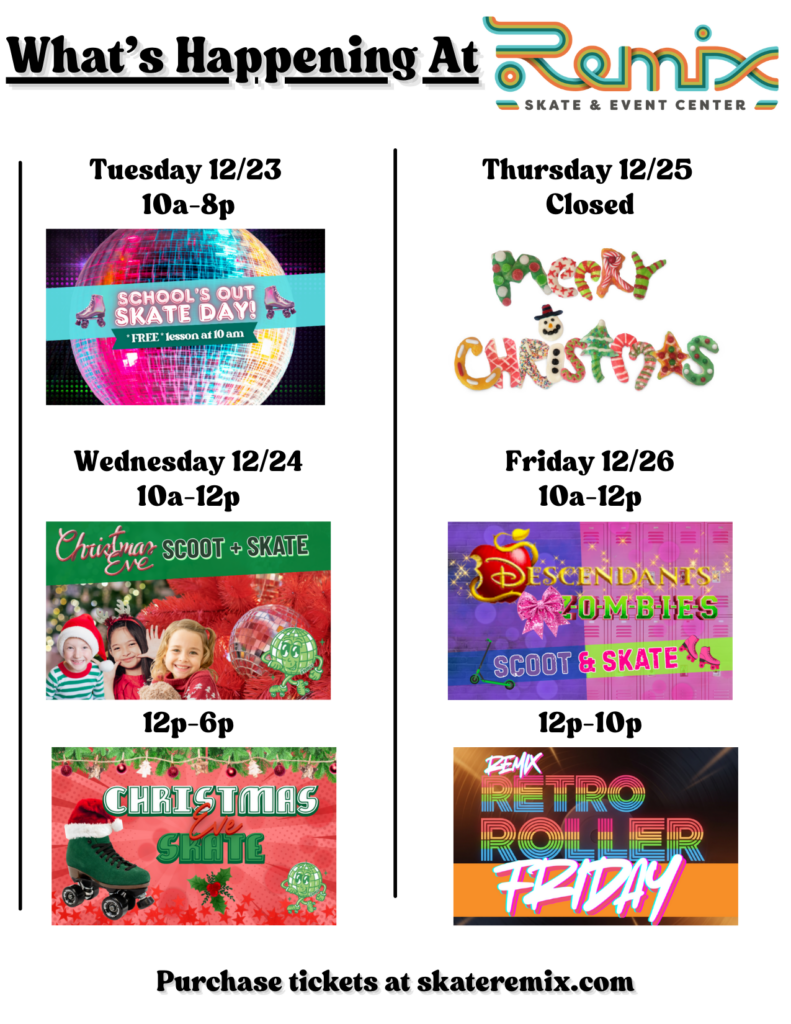 Manchester, NH’s Premier Roller Skating Rink & Party Center